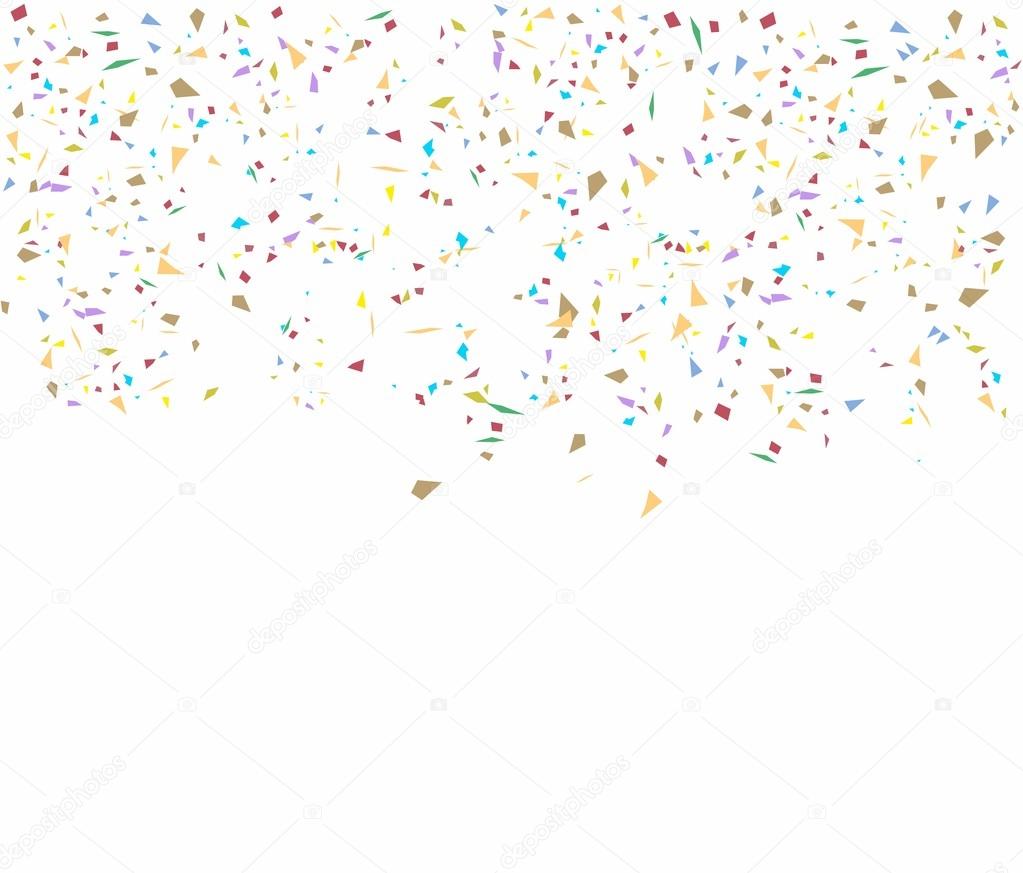 Birthday Confetti Background
