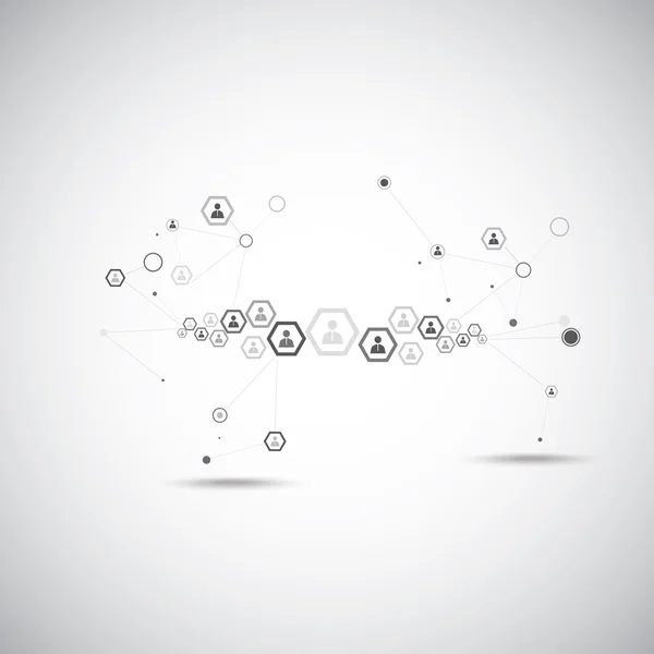 Human model connection Stock Vector Image by ©Djemphoto #58059081