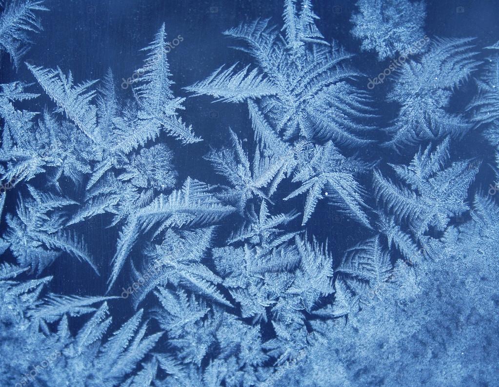 Frost pattern on the window — Stock Photo © natauskas #90477282