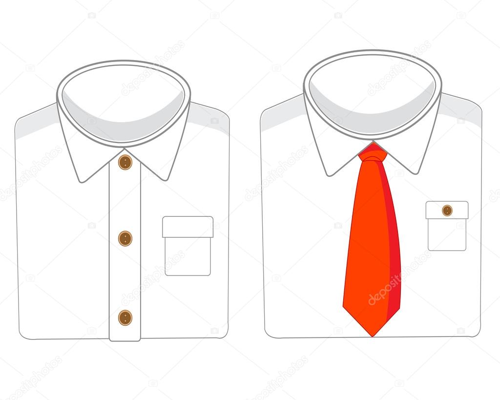 Two white shirts Stock Vector Image by ©cobol1964 #101881958