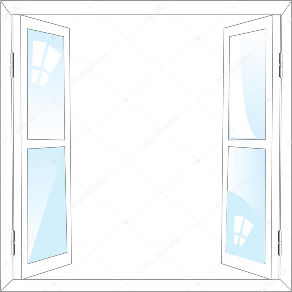 Open window — Stock Vector © cobol1964 #72936705