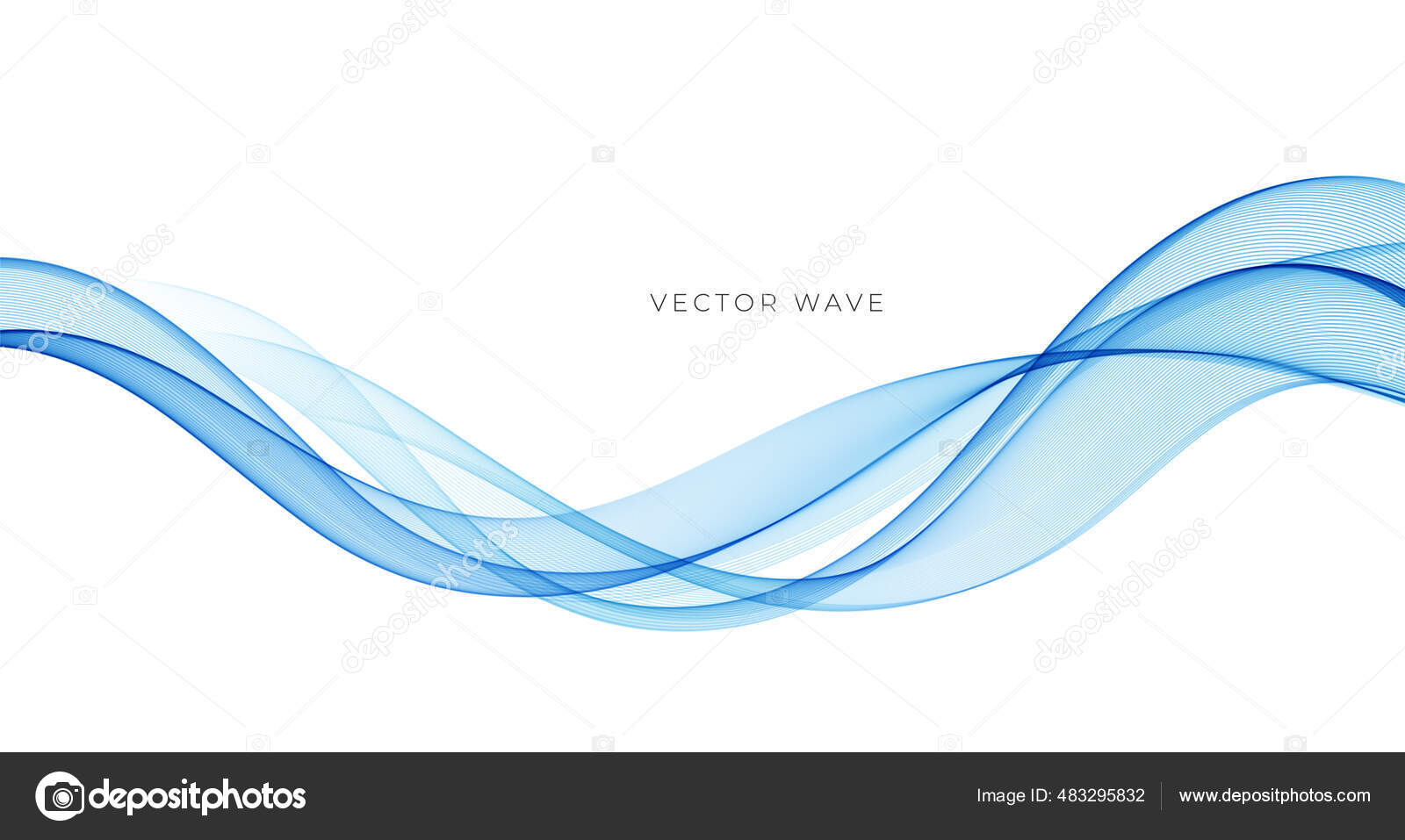 Vector abstract colorful flowing wave lines isolated on white ... Vector abstract colorful flowing wave lines isolated on white ...