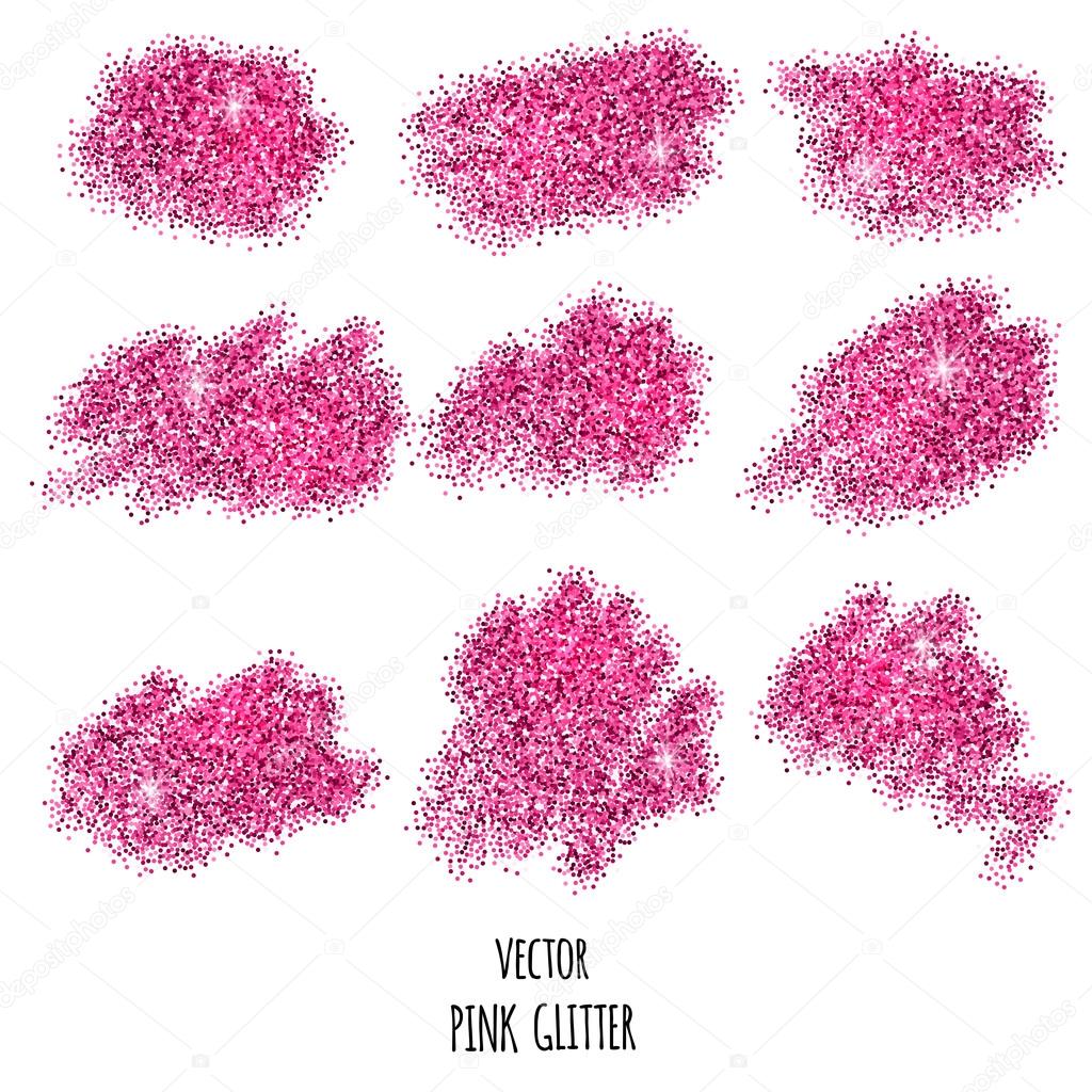 Pink glitter background. Stock Vector Image by ©-strizh- #95352696