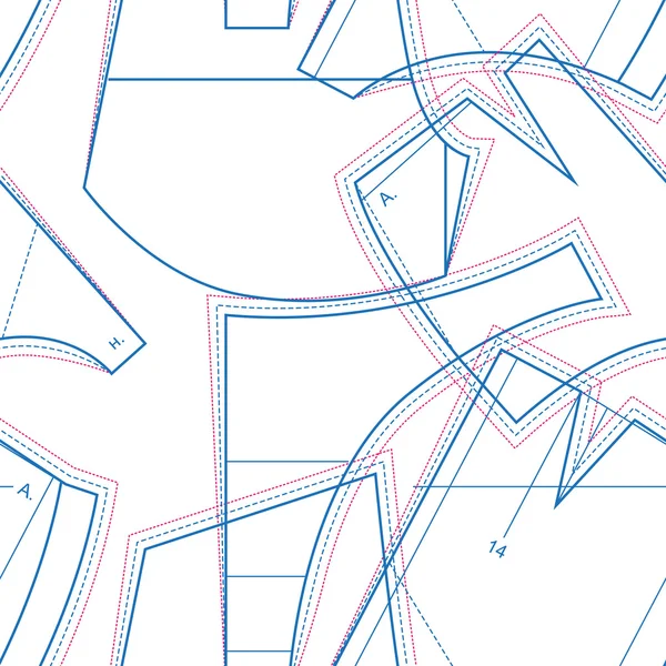 Set seamless sewing pattern texture Stock Vector Image by ©orensila ...