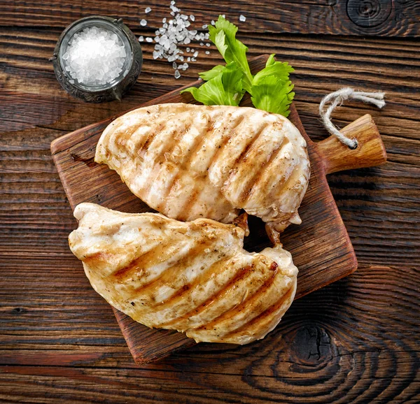 grilled chicken fillets - Stock Image - Everypixel