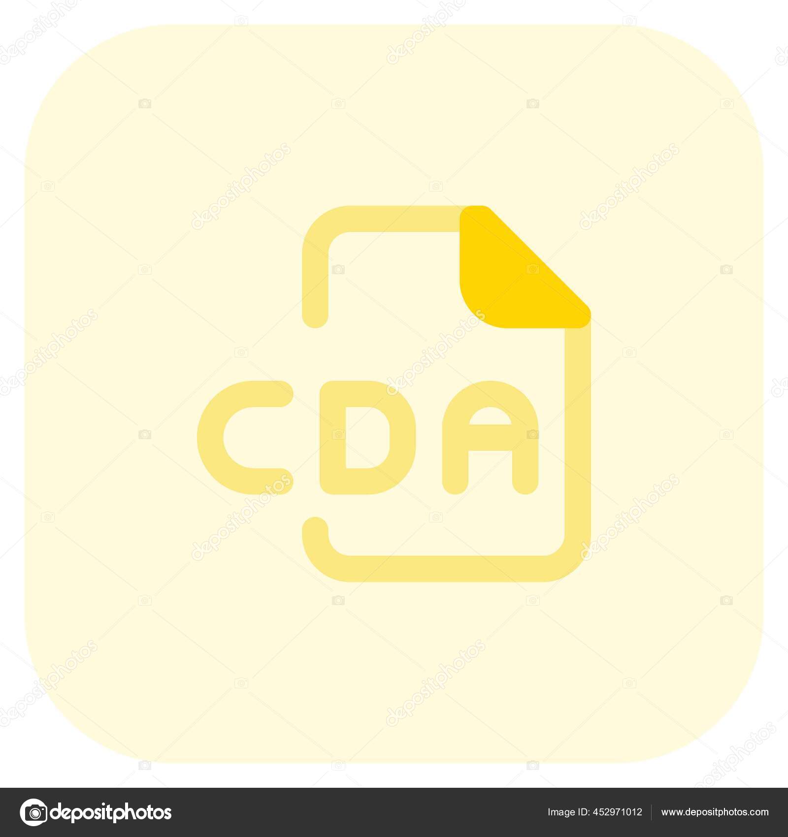 Cda File Extension Audio Shortcut File Format Stock Vector by ©get4net ...