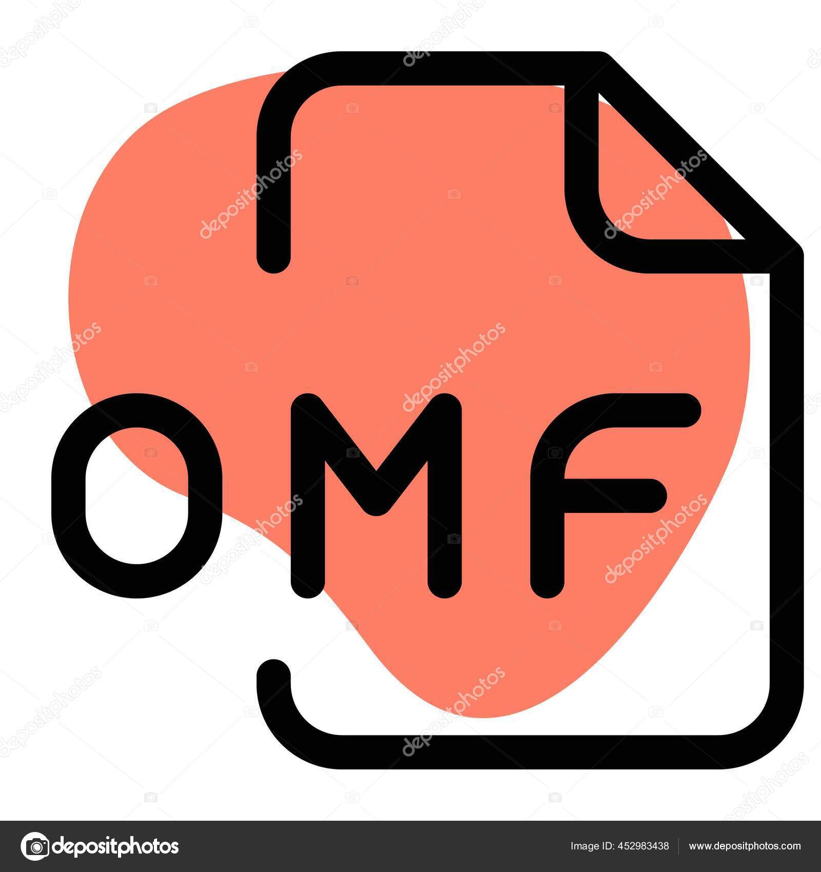 Omf File Audio File Saved Standard Audio Video Format Open Stock Vector ...