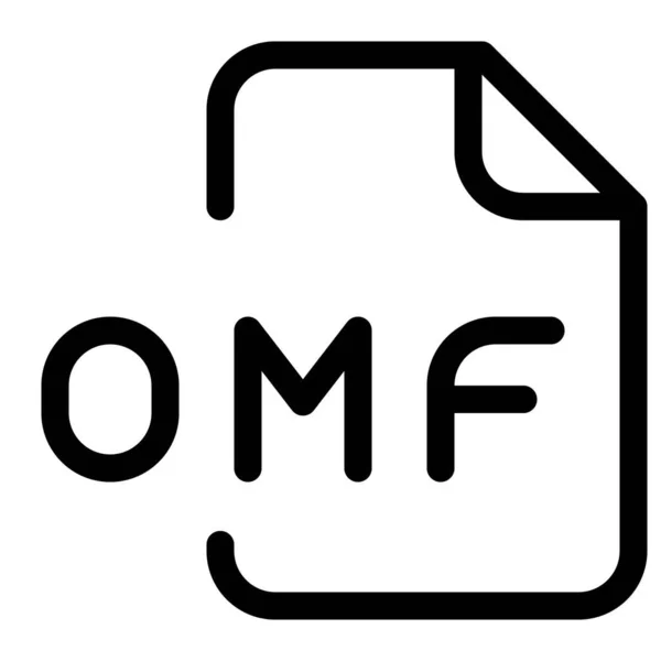 Omf File Audio File Saved Standard Audio Video Format Open Stock Vector ...