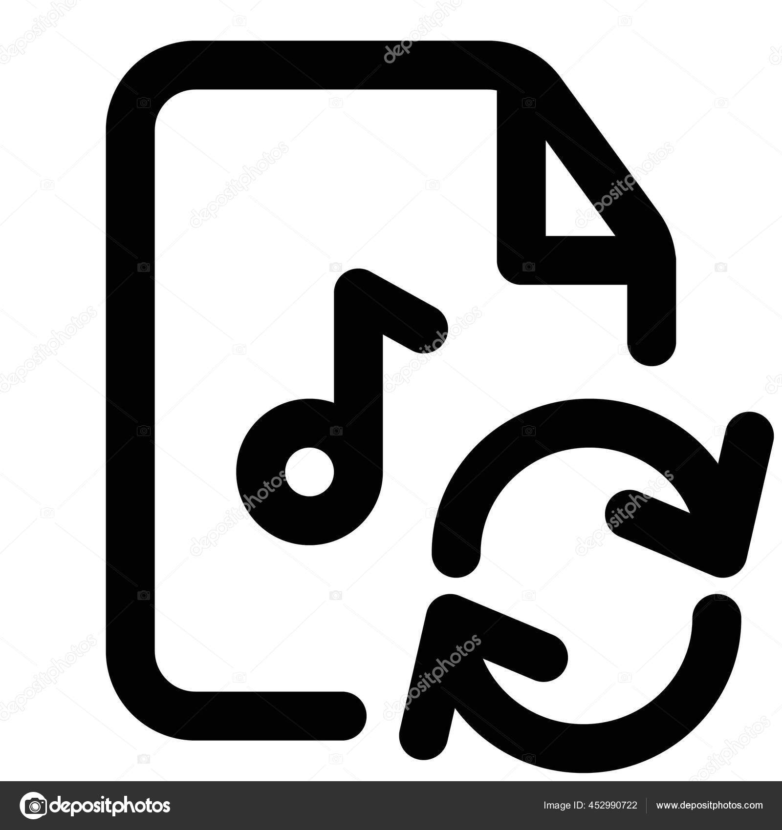 Syncing Music File User Media Library Stock Vector by ©get4net 452990722