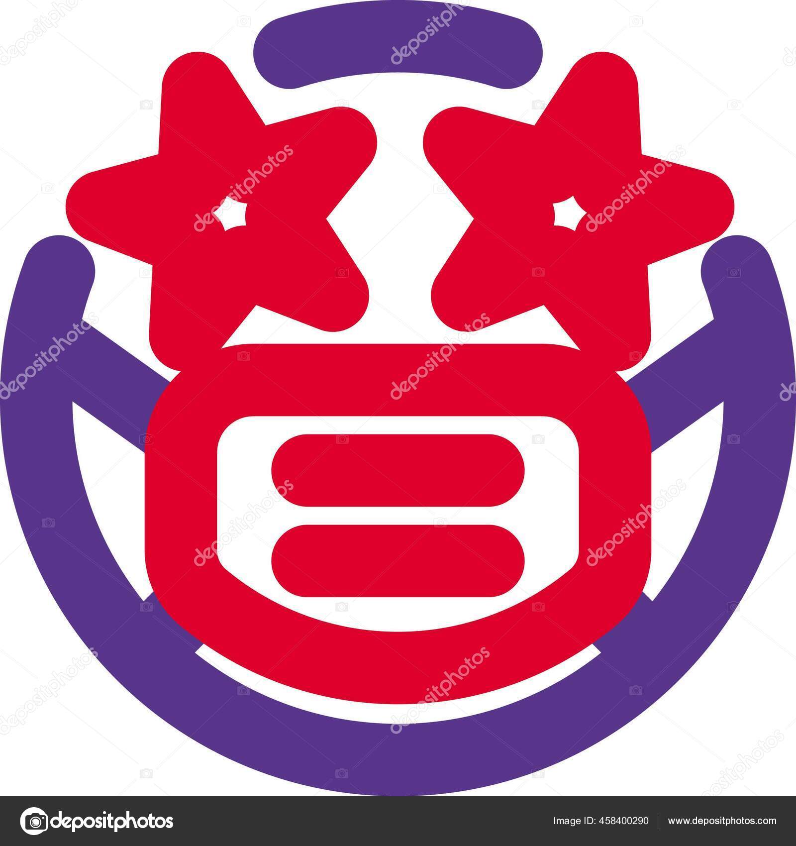 Starstruck Eyes Mask Emoji Layout Stock Vector Image By ©get4net 458400290