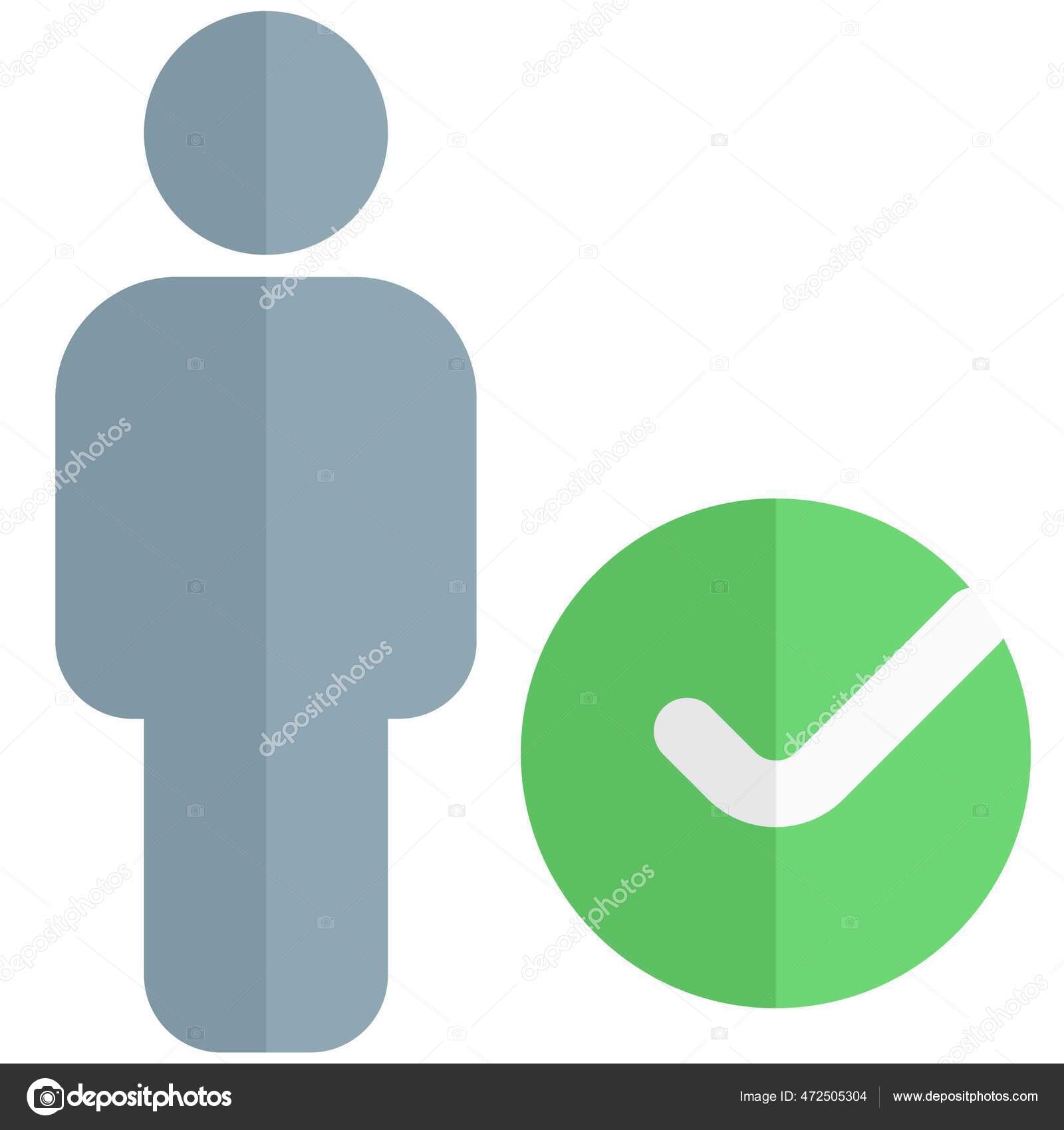 Verified Employee List Checkmark Option Layout Stock Vector Image by ...