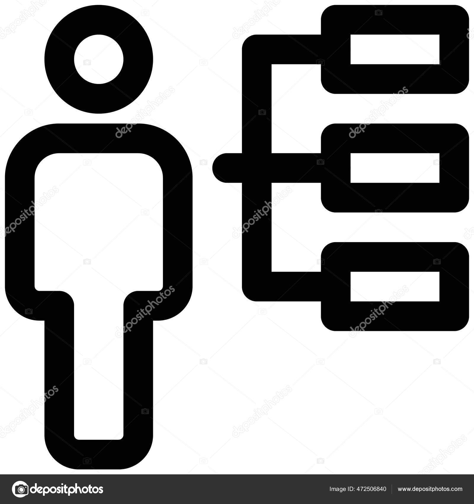 Hierarchy Chart Organization List Employees Stock Vector by ©get4net ...