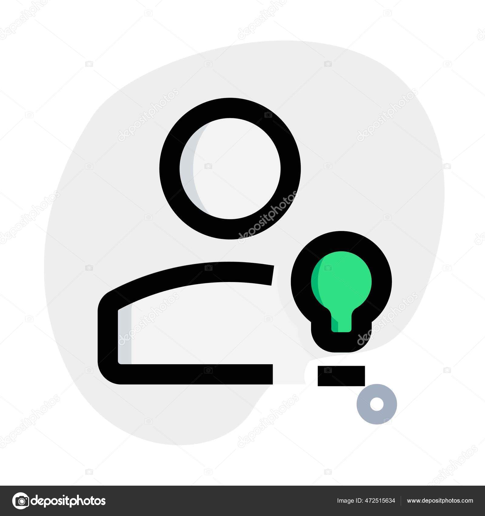 Classic User Multiple Ideas Lightning Bulb Logotype Stock Vector Image ...