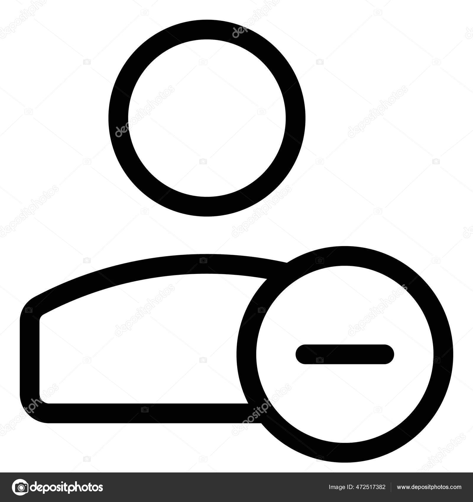 Deleting User List Friends Stock Vector Image by ©get4net #472517382