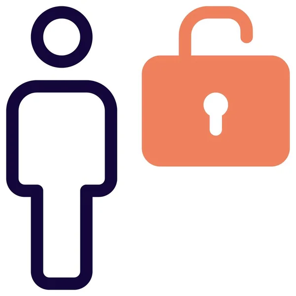 Unlocking Access Businesswoman List Web Portal Stock Vector by ©get4net ...