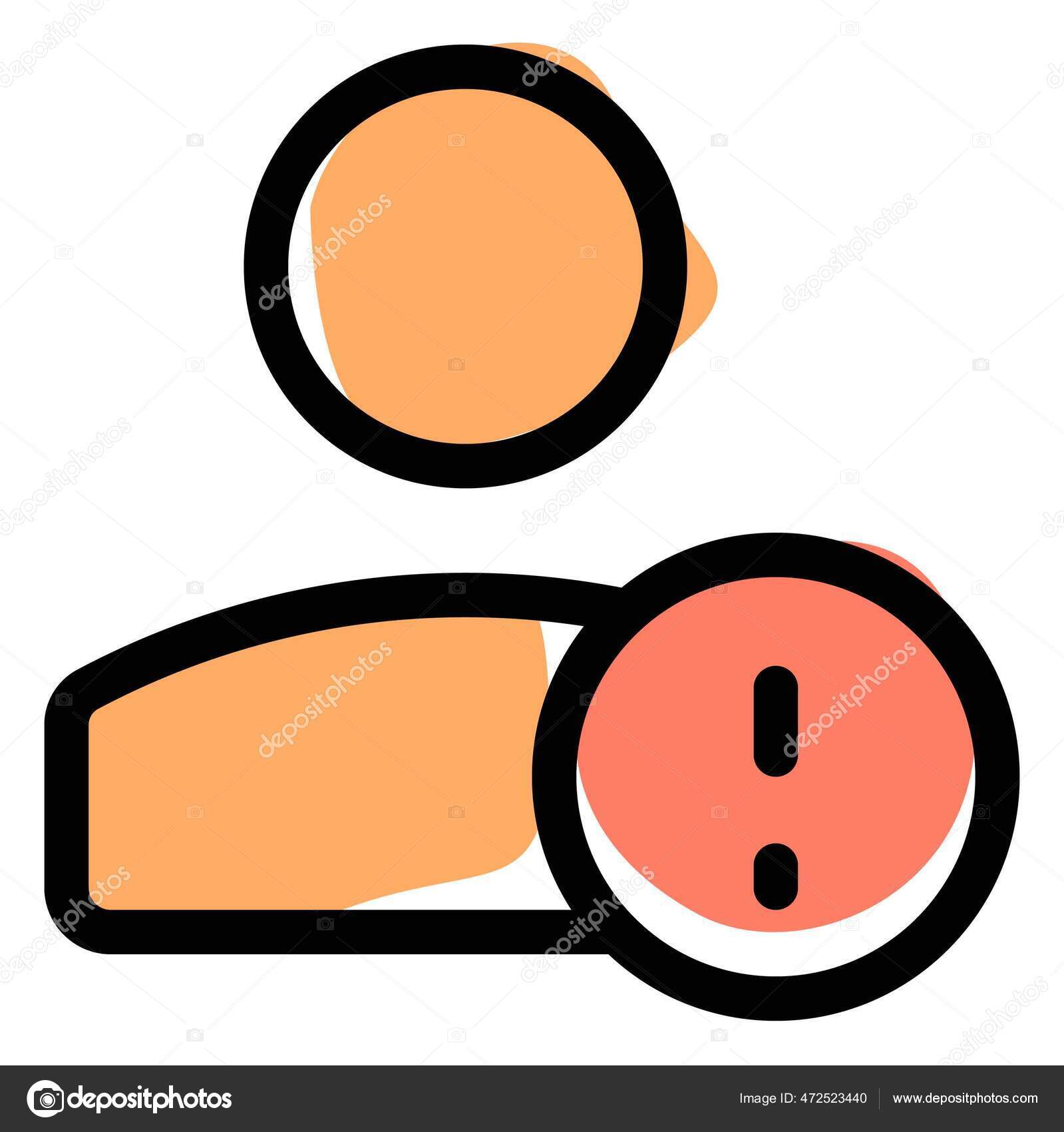 Exclamation Sign Layout Online Scam Prevention Stock Vector by ©get4net ...