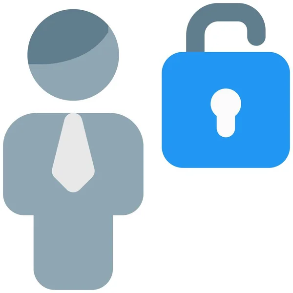 Unlocking Access Businesswoman List Web Portal Stock Vector by ©get4net ...