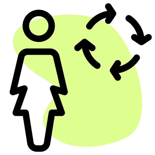 Routine Shift Work Process Loop Arrows Stock Vector by ©get4net 473610278