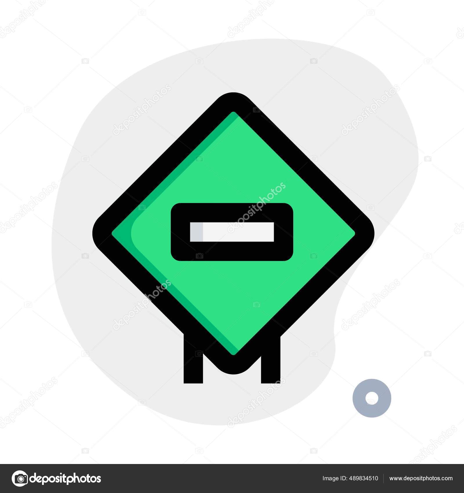 Enter Road Signal Signboard Stock Vector by ©get4net 489834510