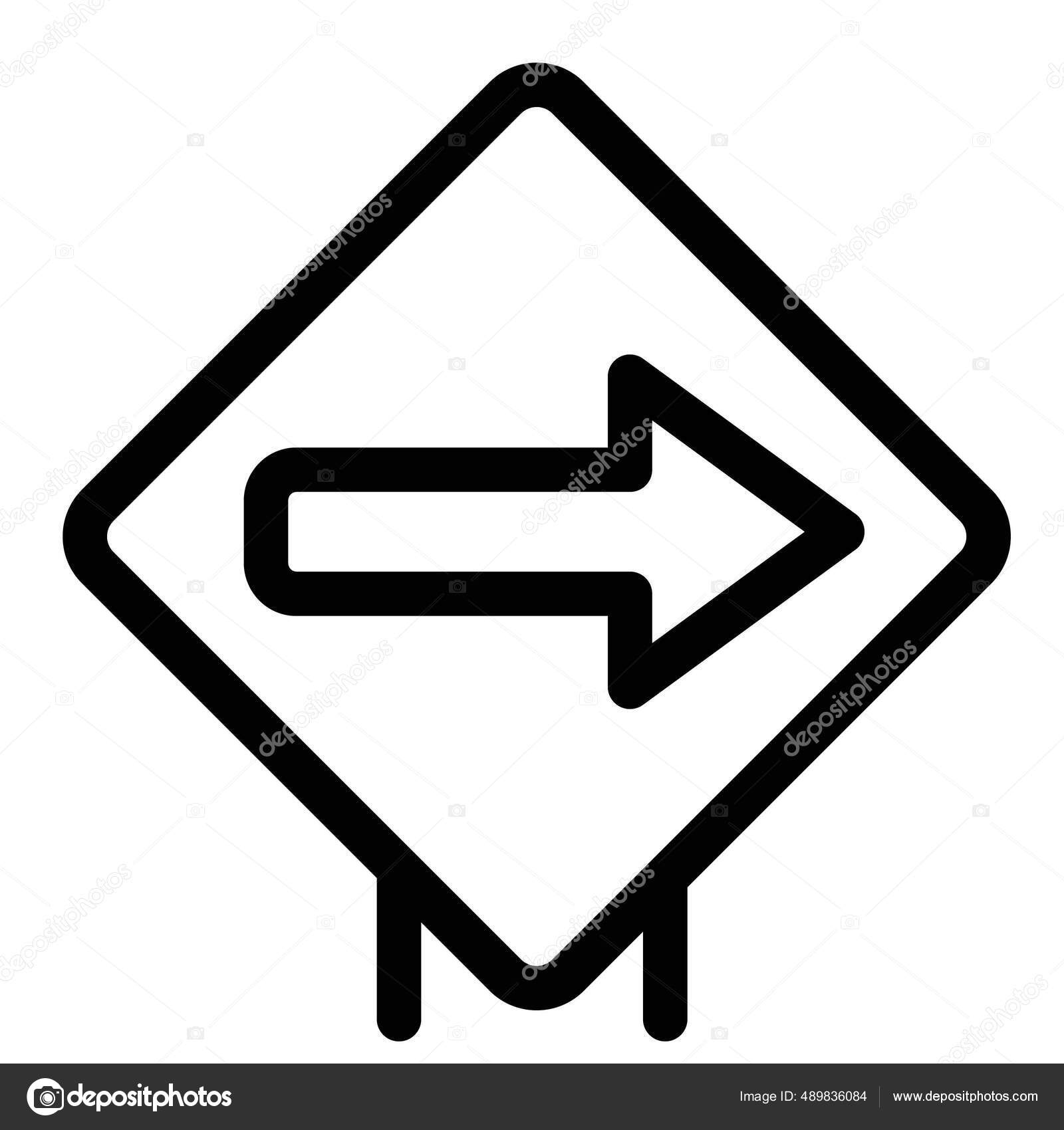 Right Arrow Navigation Direction Layout Stock Vector by ©get4net 489836084