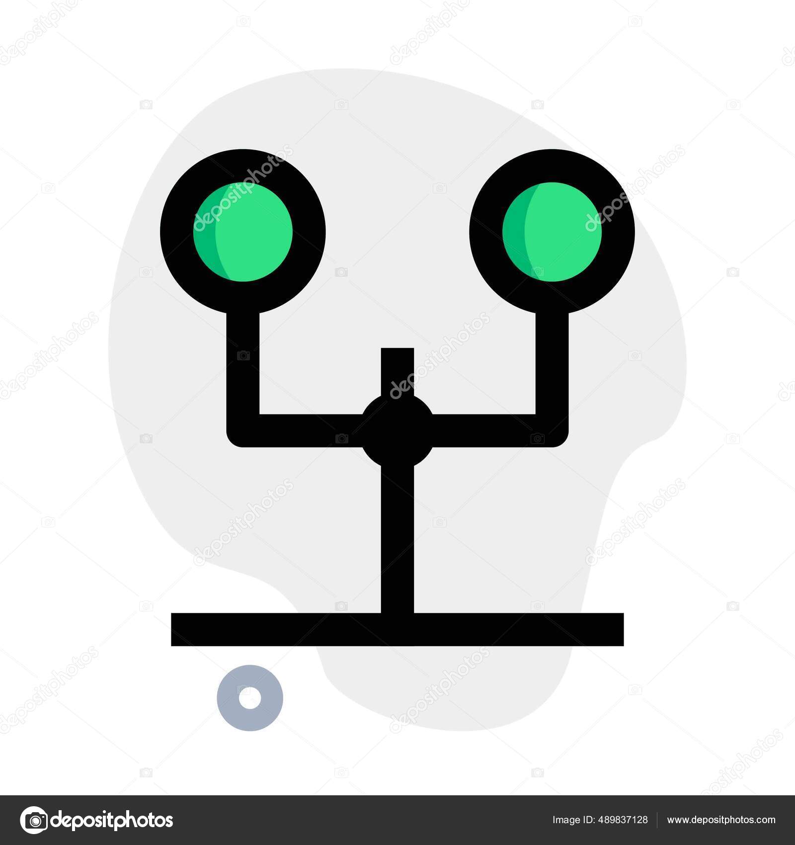 Train Tracks Lightning High Beam Layout Vector de stock #489837128 de ...