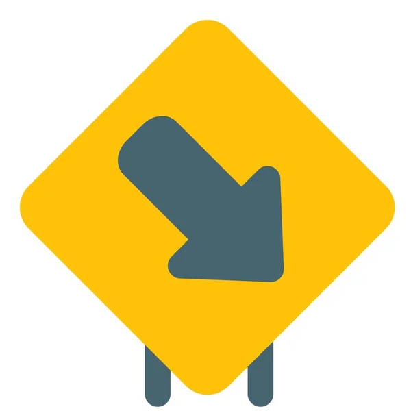 Intersect Road Right Front Lane Road Signal Stock Vector by ©get4net ...