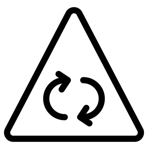 Roundabout Inner Intersection Traffic Sign Board Stock Vector by ...