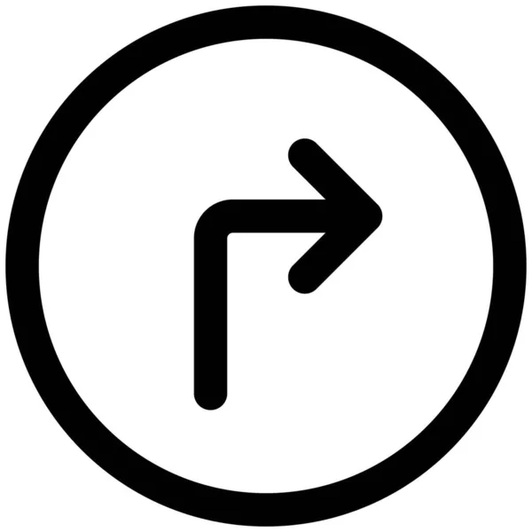 Turn Right Sign Board Signal Arrows Stock Vector by ©get4net 489837270