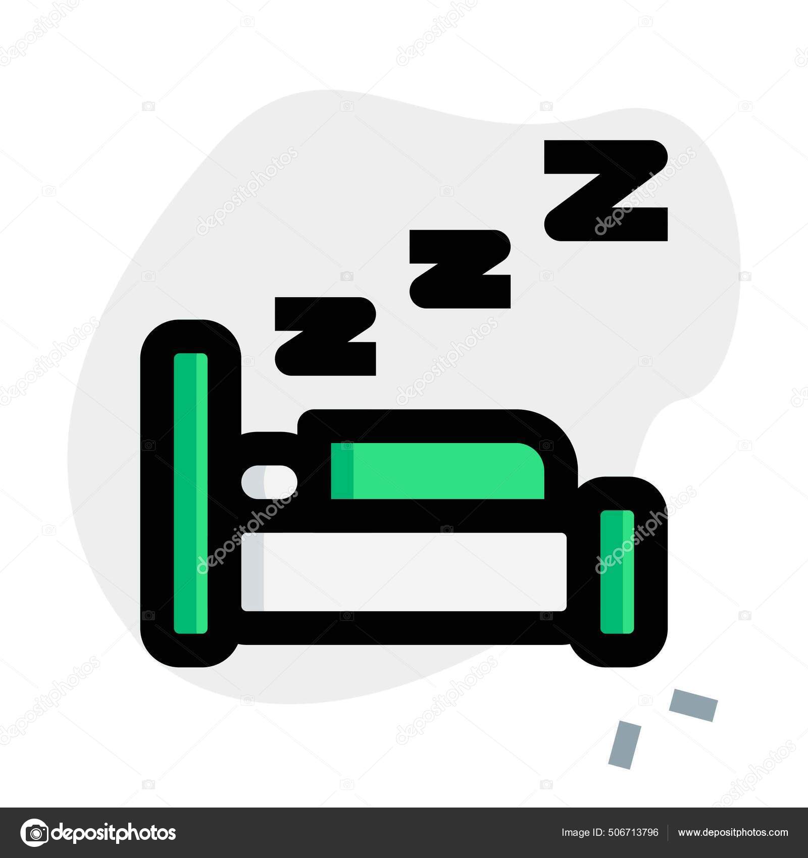 Tourist Sleeping Hotel Room Snoozing Layout Stock Vector Image by ...