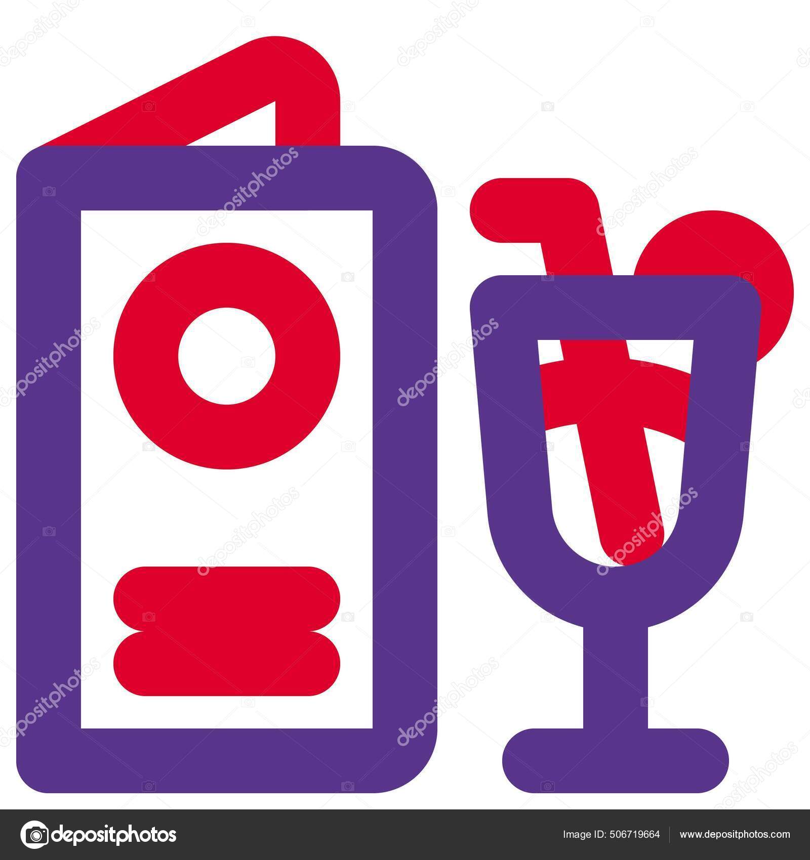 Drinks Multiple Flavors Available Restaurant Stock Vector by ©get4net ...