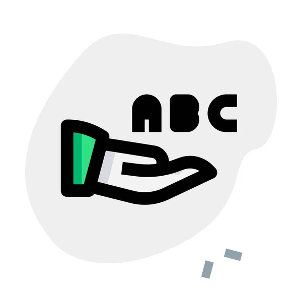 Share Lesson Kids Basic Alphabets Stock Vector Image by ©get4net #506727168