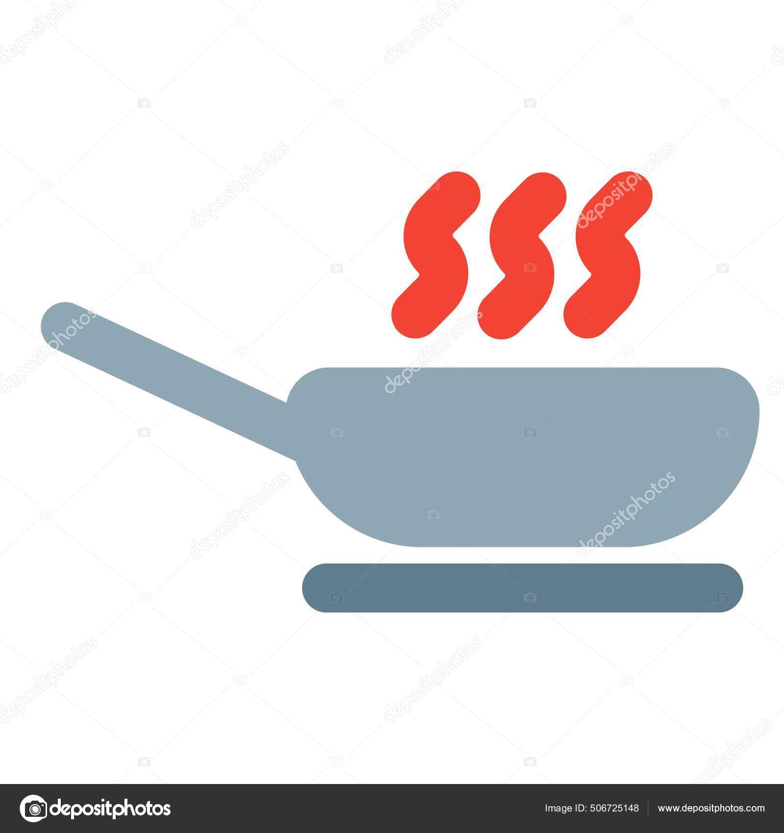 Frying Pan Saute Cooking Items Stock Vector by ©get4net 506725148