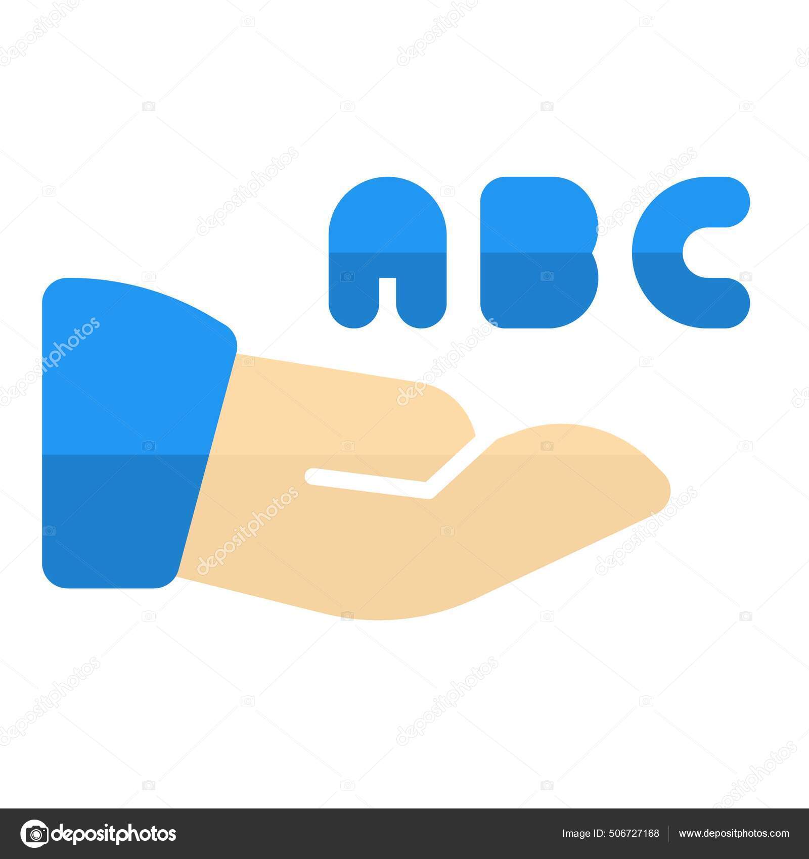 Share Lesson Kids Basic Alphabets Stock Vector Image by ©get4net #506727168