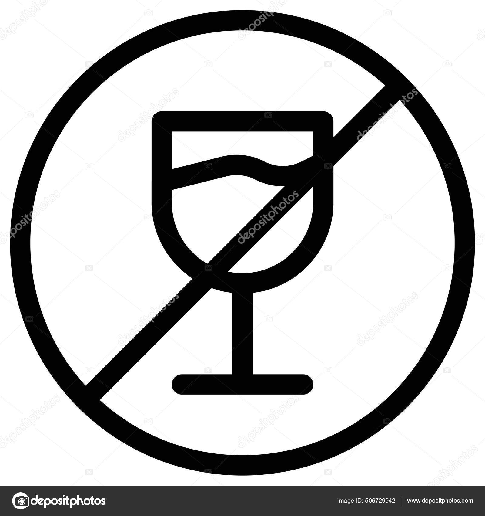 Alcohol Forbidden Less Years Age Restriction Stock Vector Image by ...