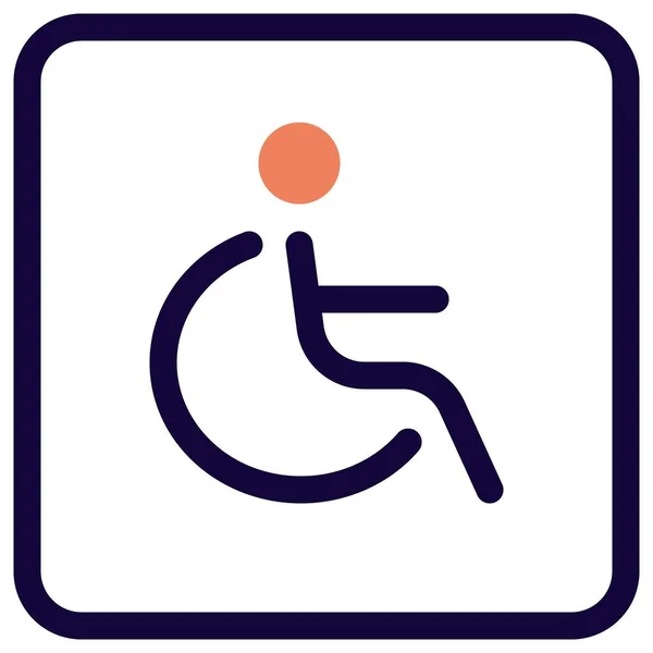 Disability Section Physical Challenged Way Stock Vector by ©get4net ...