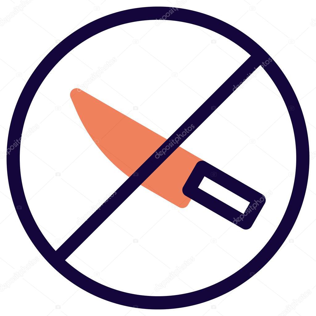 No se permiten objetos afilados para ser utilizados dentro de la ...