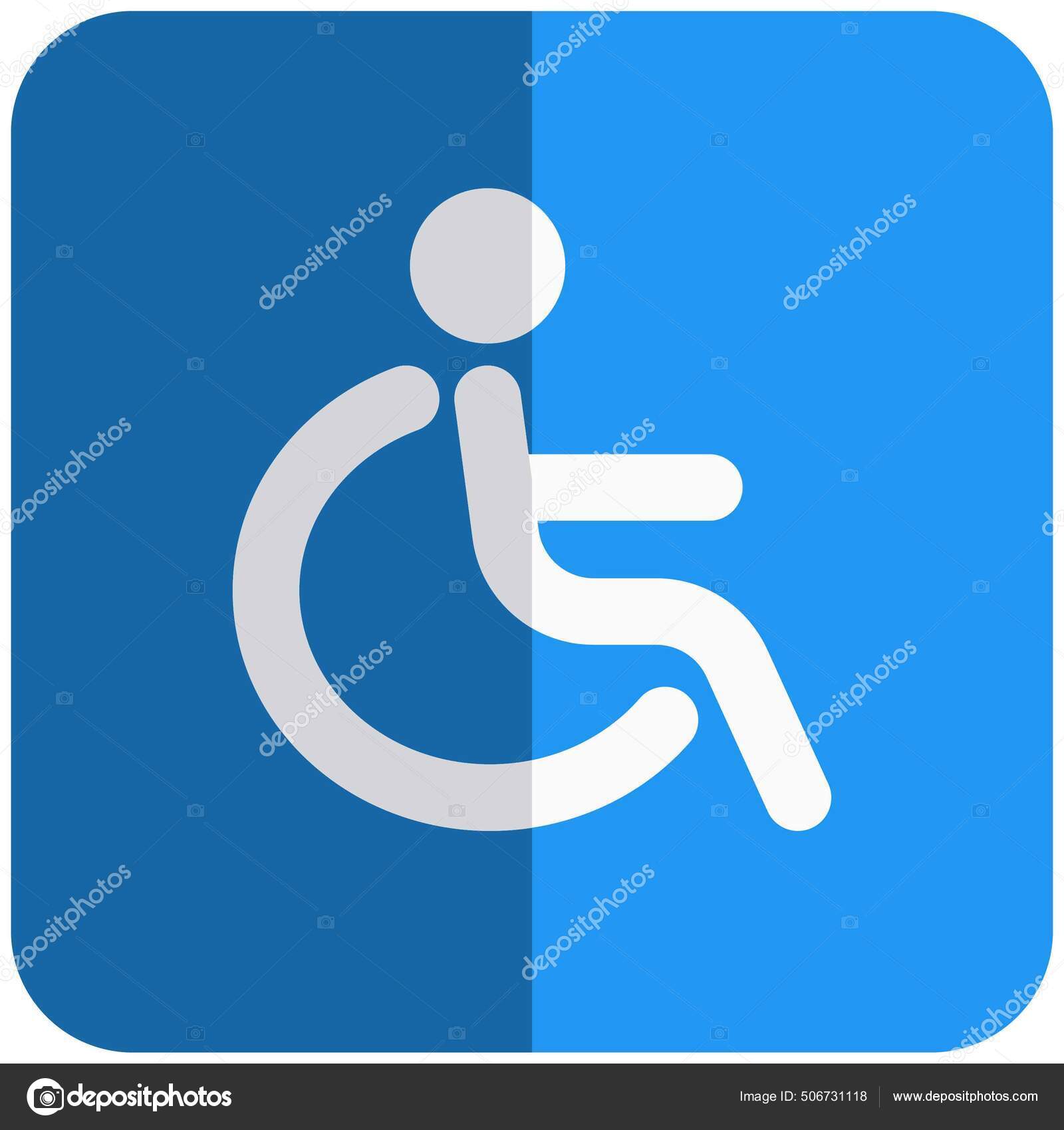 Disability Section Physical Challenged Way Stock Vector by ©get4net ...