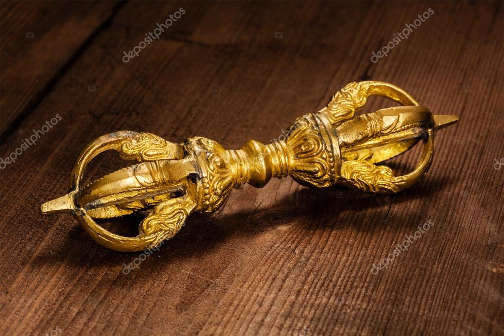 Tibetan Buddhist Dorje vajra — Stock Photo © DmitryRukhlenko #58454325