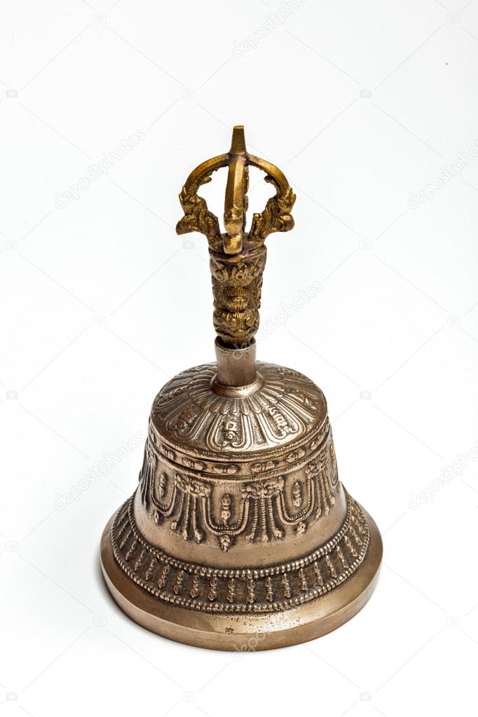 Tibetan buddhist ceremonial religious bell Stock Photo by ...
