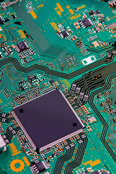 Electronic circuit board close up. - Stock Image - Everypixel