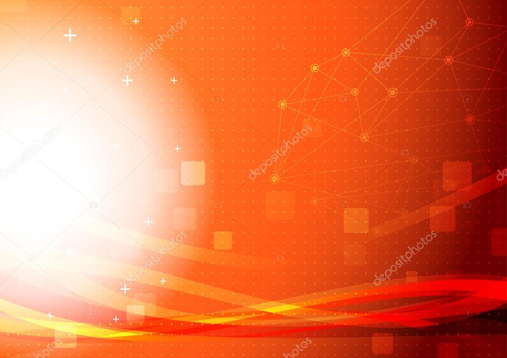 Networking light wavy background Stock Vector by ©phyZick 66377523