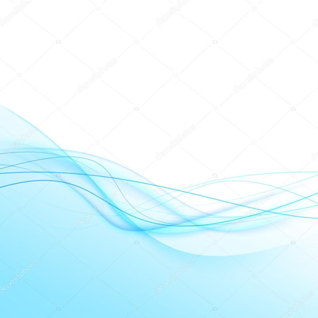 Azul abstracto líneas swoosh modernas Vector de stock #68230611 de ©phyZick