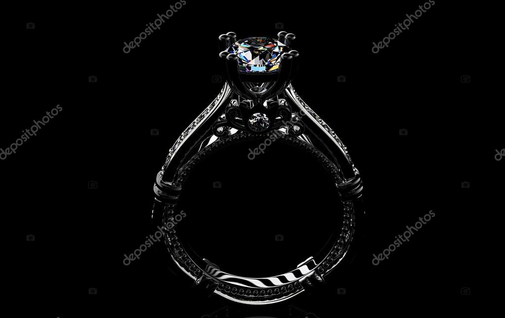 Luxury Ring with diamonds — Stock Photo © Rozaliya #76774501