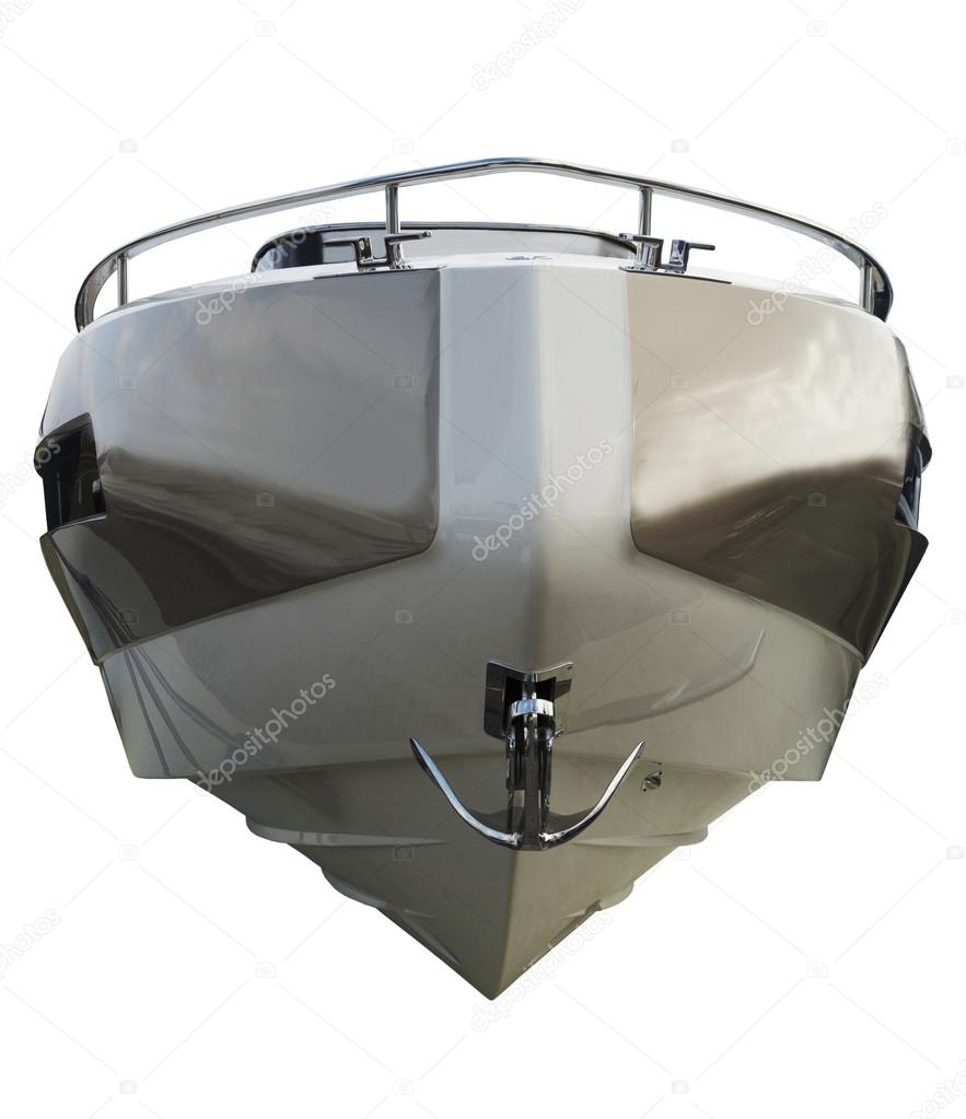 Front view of motor boat Stock Photo by ©Jim_Filim 100986728