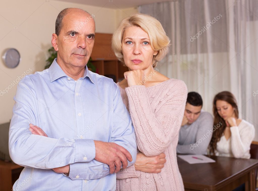 Sad elderly couple Stock Photo by ©Jim_Filim 64280131