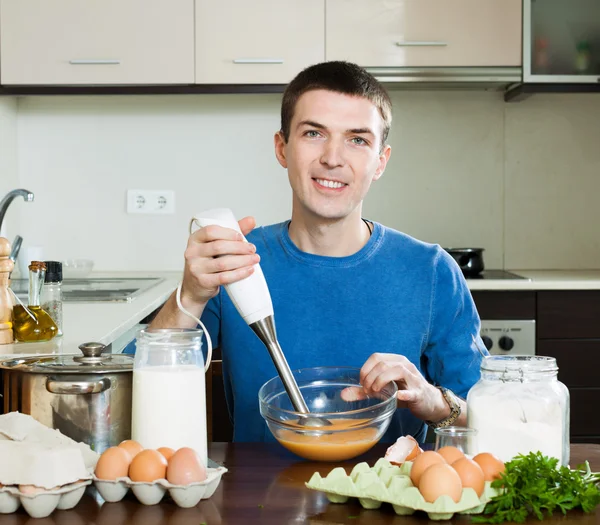 Man in home kitchen - Stock Image - Everypixel
