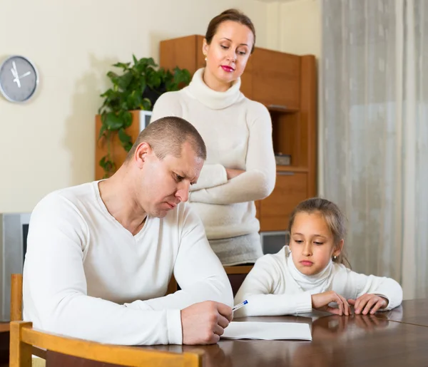 Sad family having financial problems - Stock Image - Everypixel
