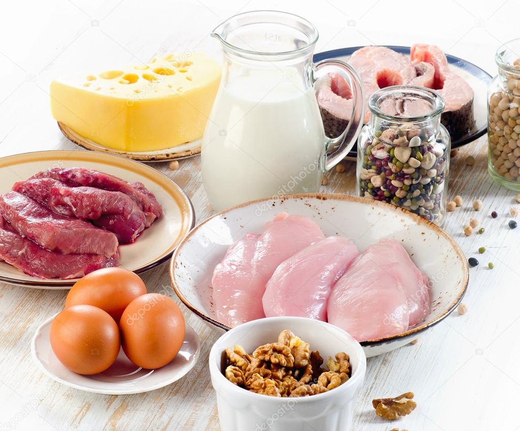 Foods high in protein — Stock Photo © bit245 #112281672