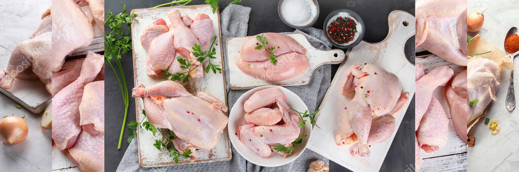 Raw meat collage Stock Photos, Royalty Free Raw meat collage Images ...