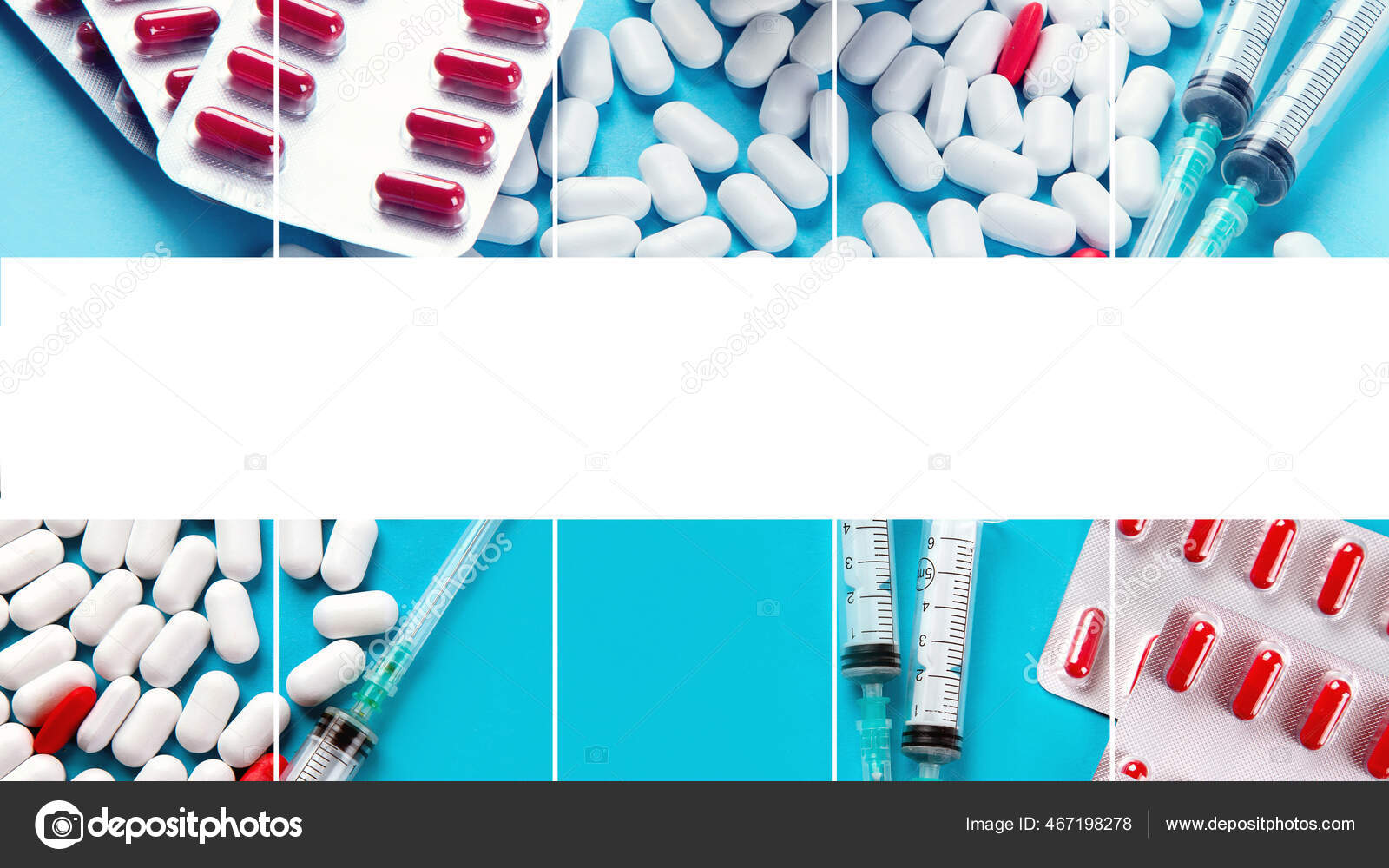 Collage Heap Various Pharmaceutical Medicine Pills Tablets Capsules ...